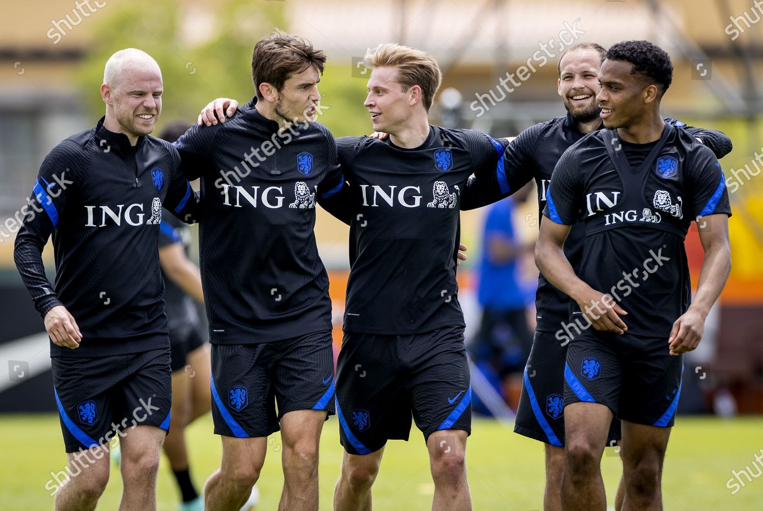 Davy Klaassen Marten De Roon Frenkie Editorial Stock Photo - Stock ...