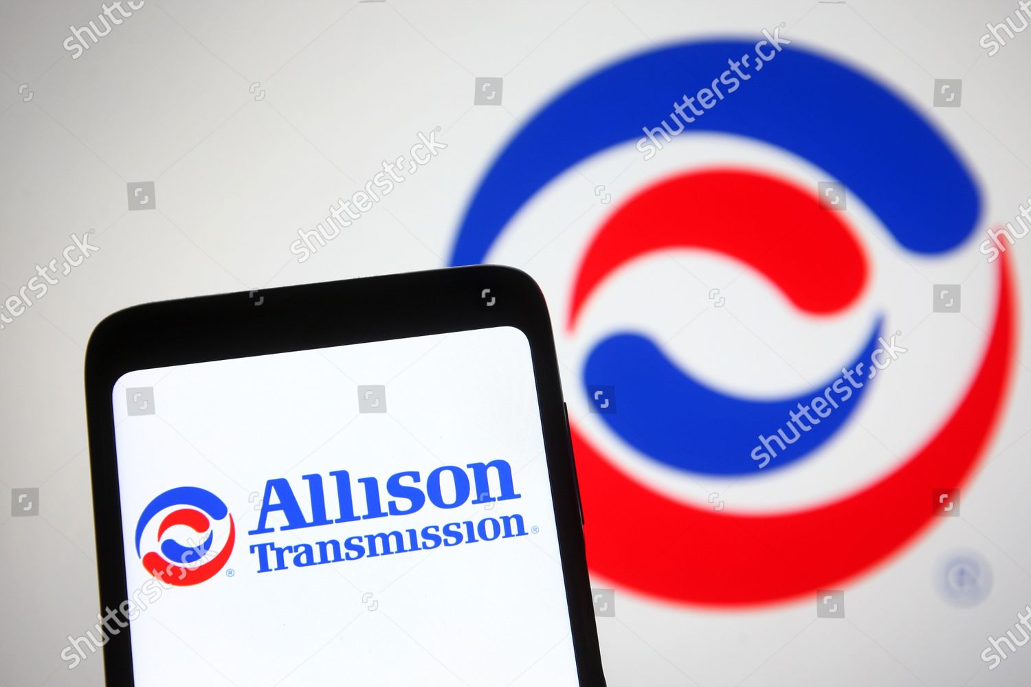 This Photo Illustration Allison Transmission Logo Editorial Stock Photo ...