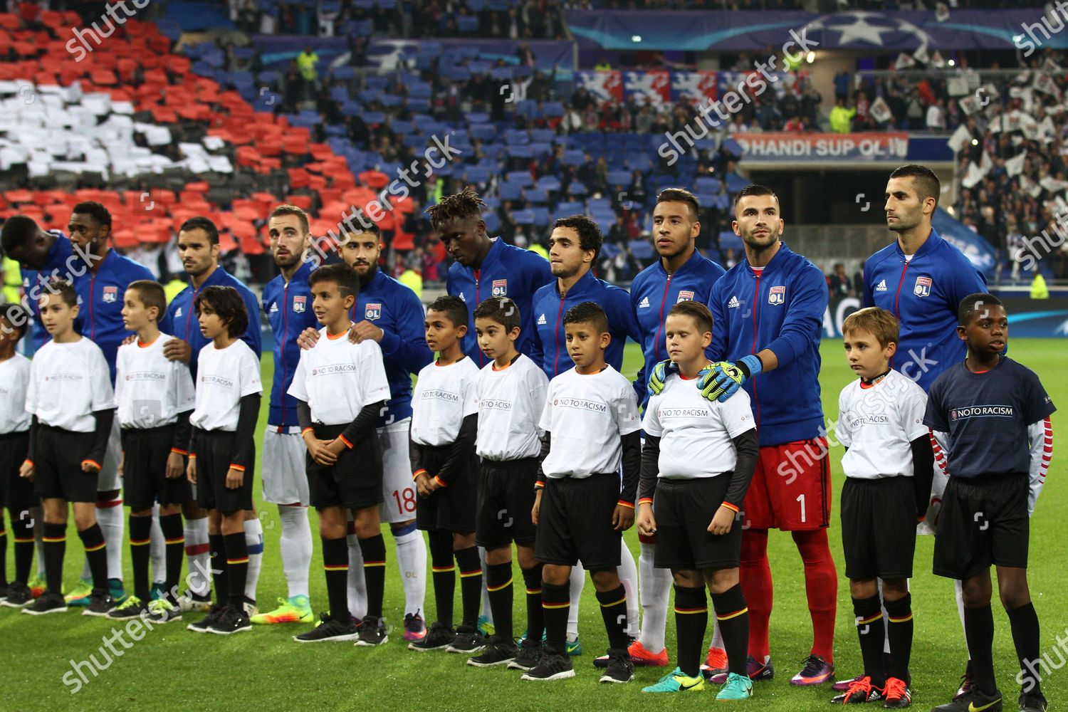 Olympique Lyonnais Team Poses Order Be Editorial Stock Photo - Stock ...