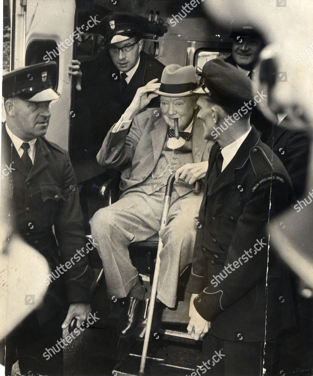 Winston Churchill Seen Arriving Back His Editorial Stock Photo - Stock ...