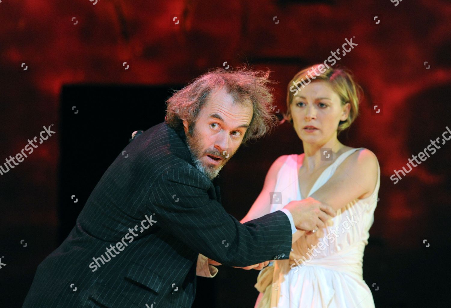Stephen Dillane Prospero Juliet Rylance Miranda Editorial Stock Photo ...