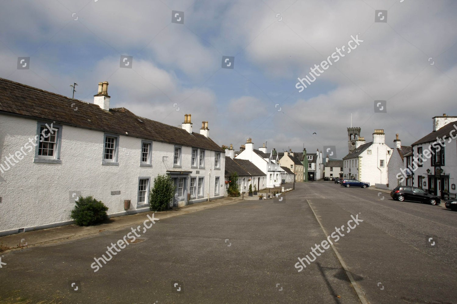 Gatehouse Fleet Scotland Britain Editorial Stock Photo - Stock Image ...