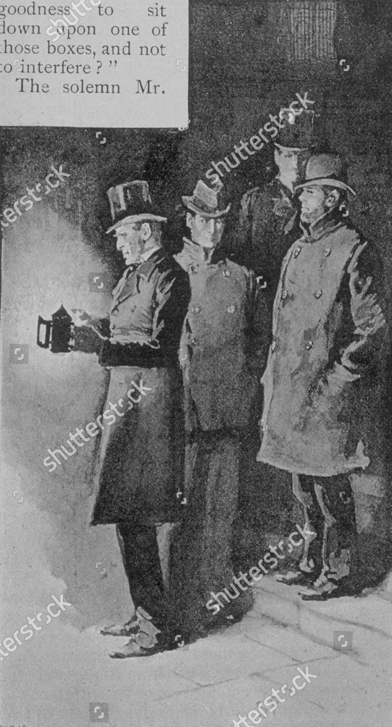 Drawing By Sidney Paget Mr Merryweather Editorial Stock Photo - Stock ...