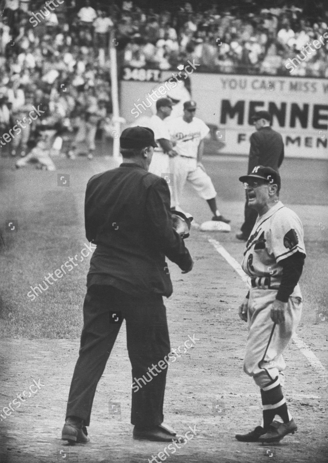 Milwaukee Braves Manager Fred Haney R Editorial Stock Photo - Stock ...