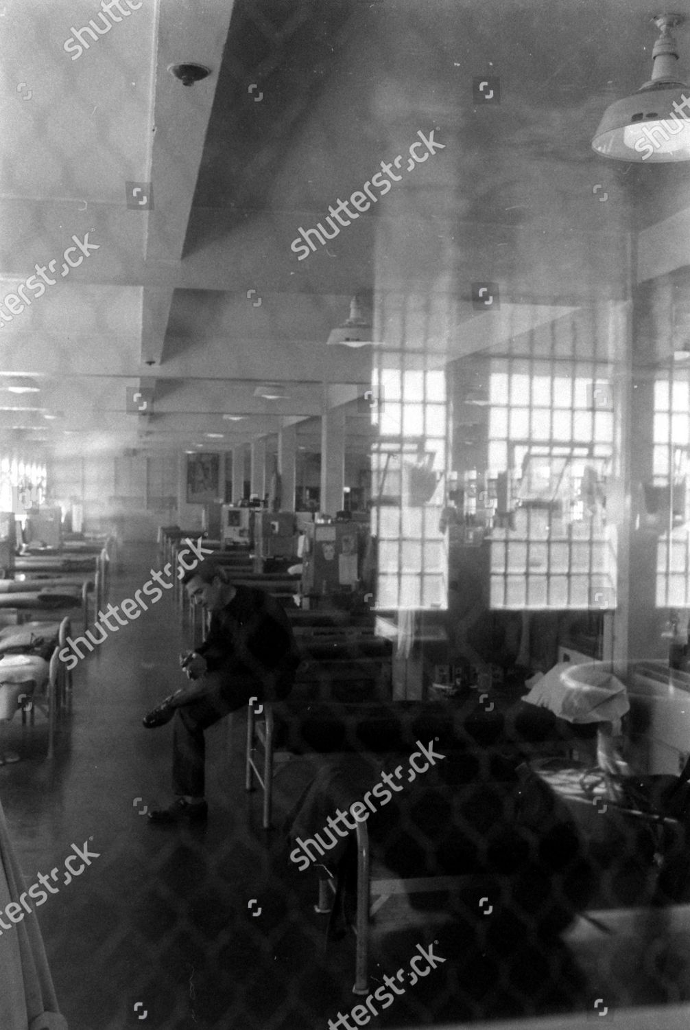 Inmate Sitting On Bed Soledad State Editorial Stock Photo - Stock Image ...