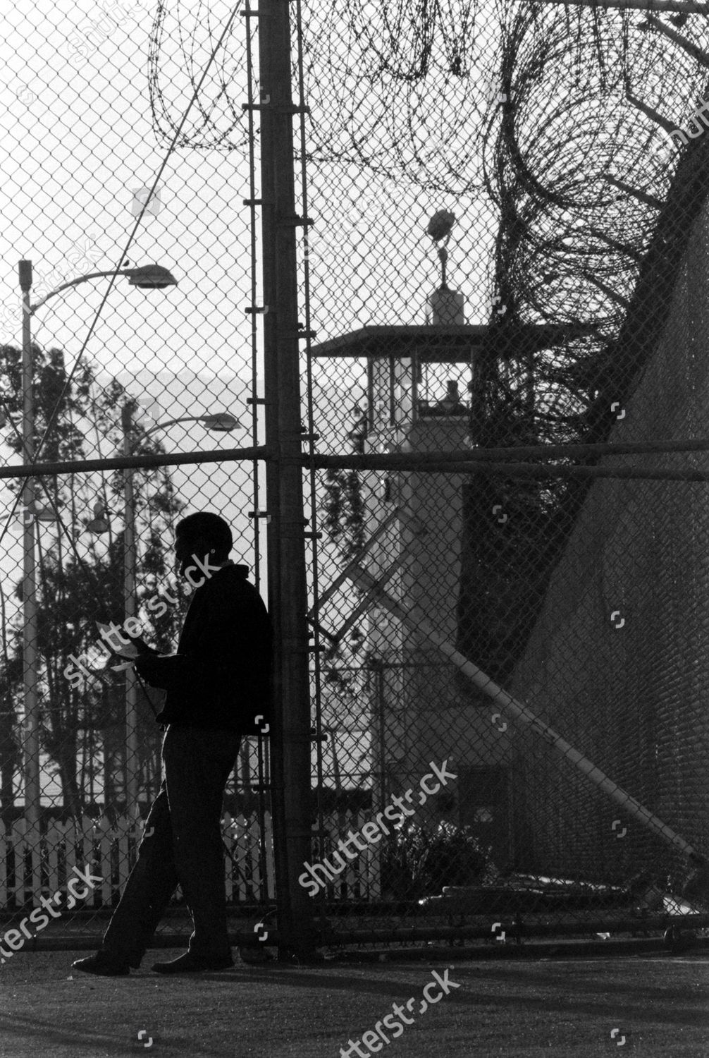 Man Reading Letter Near Fence Soledad Editorial Stock Photo - Stock ...