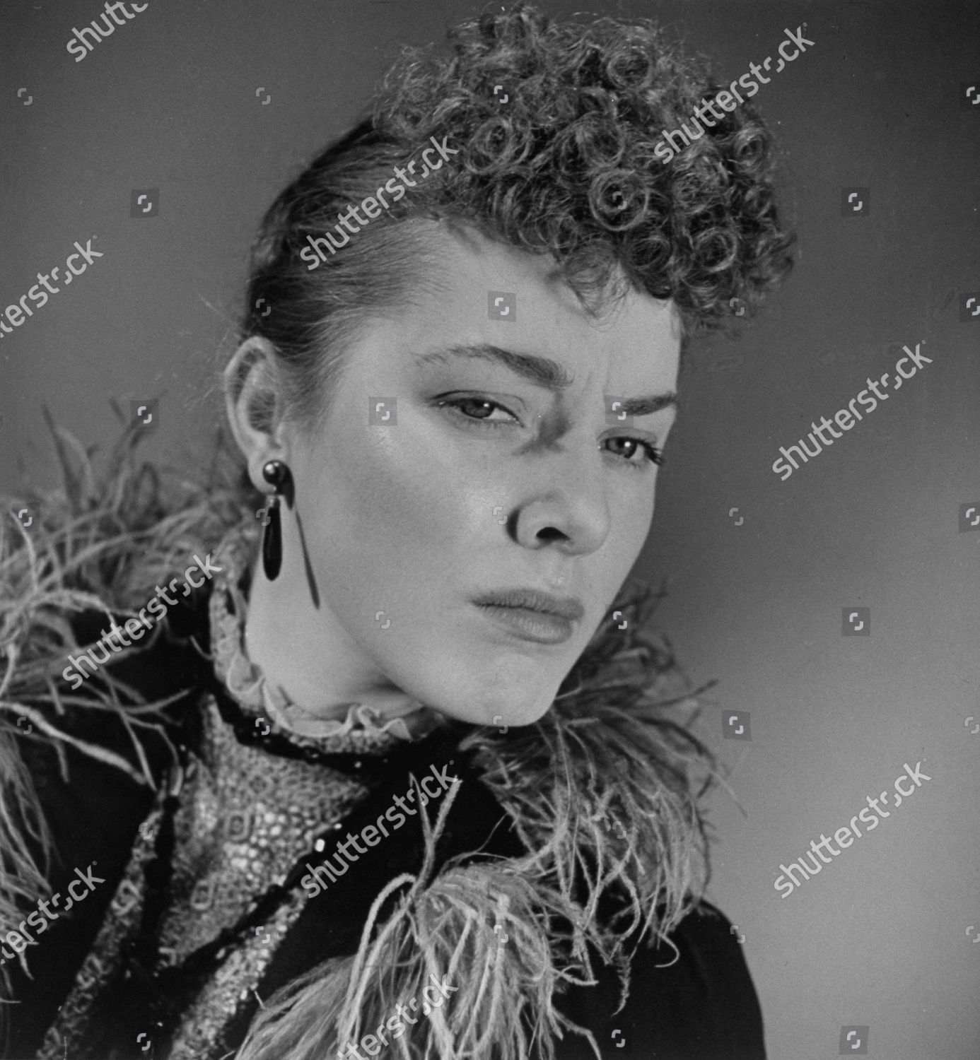 Actress Eleanor Parker Costume Makeup Emoting Editorial Stock Photo ...
