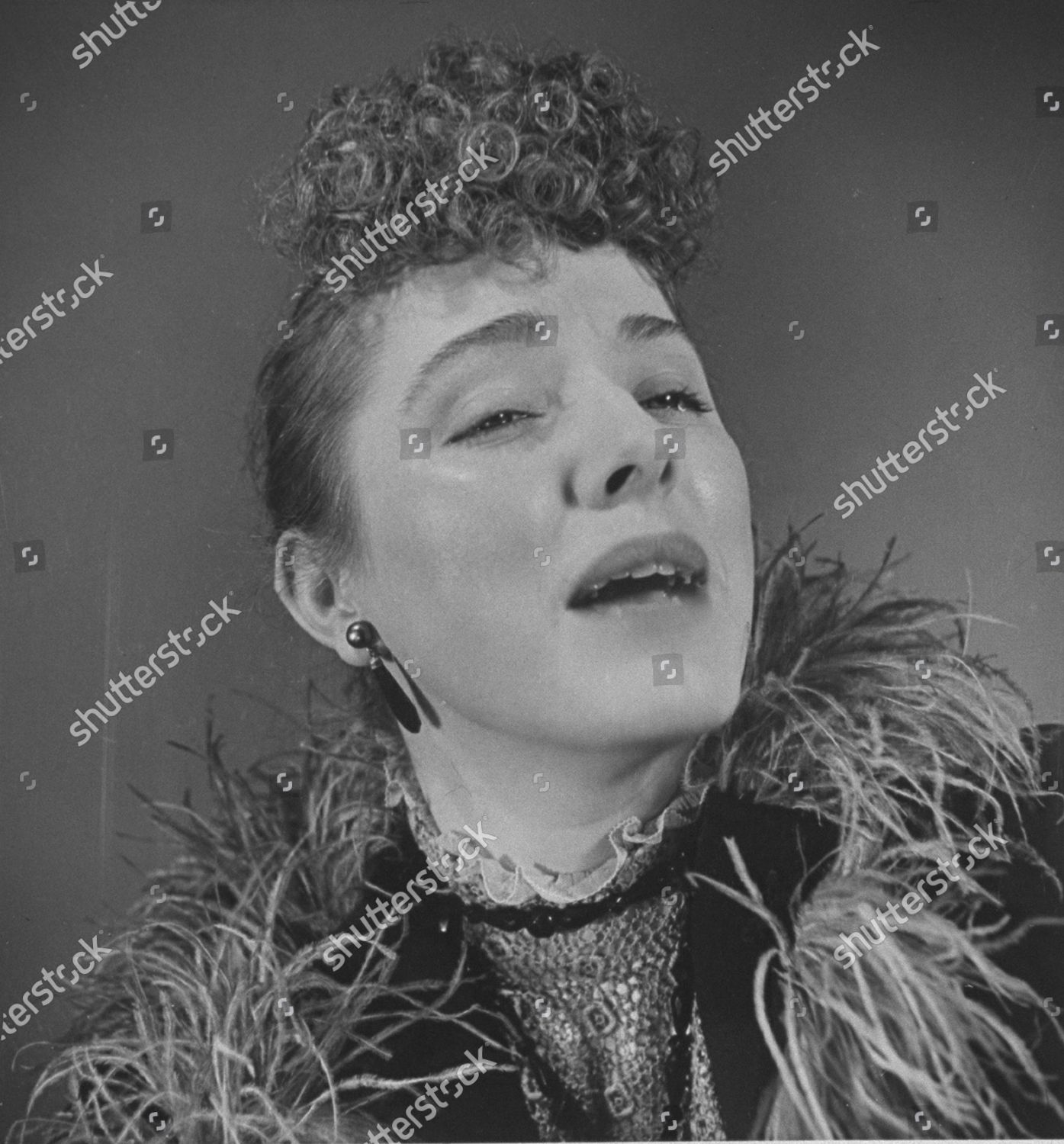 Actress Eleanor Parker Costume Makeup Emoting Editorial Stock Photo ...