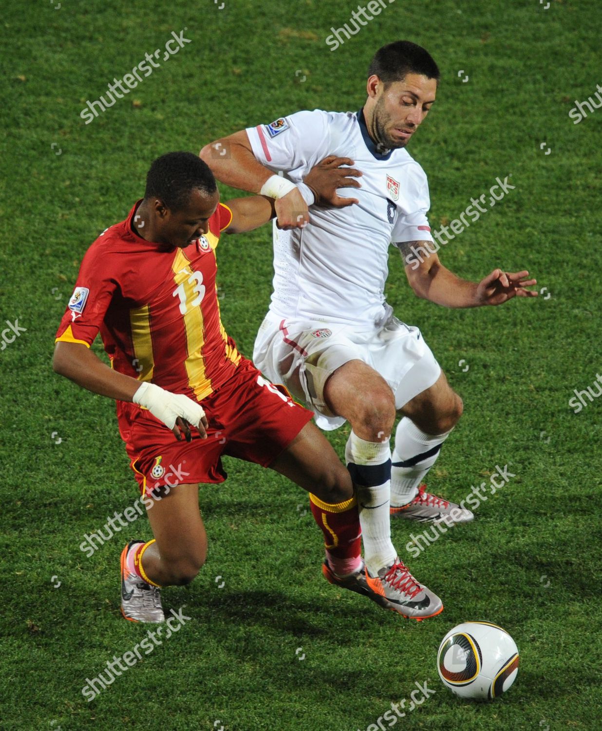 Andre Ayew Ghana Clint Dempsey Usa Editorial Stock Photo - Stock Image ...