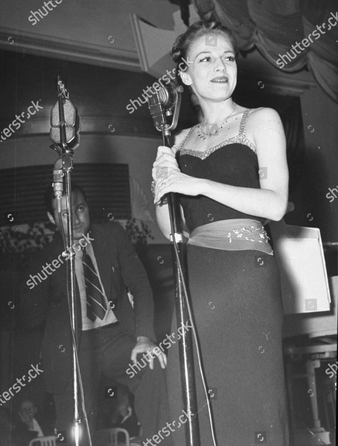 Zorina Introducing Singer Vivienne Segal Theater Editorial Stock Photo ...