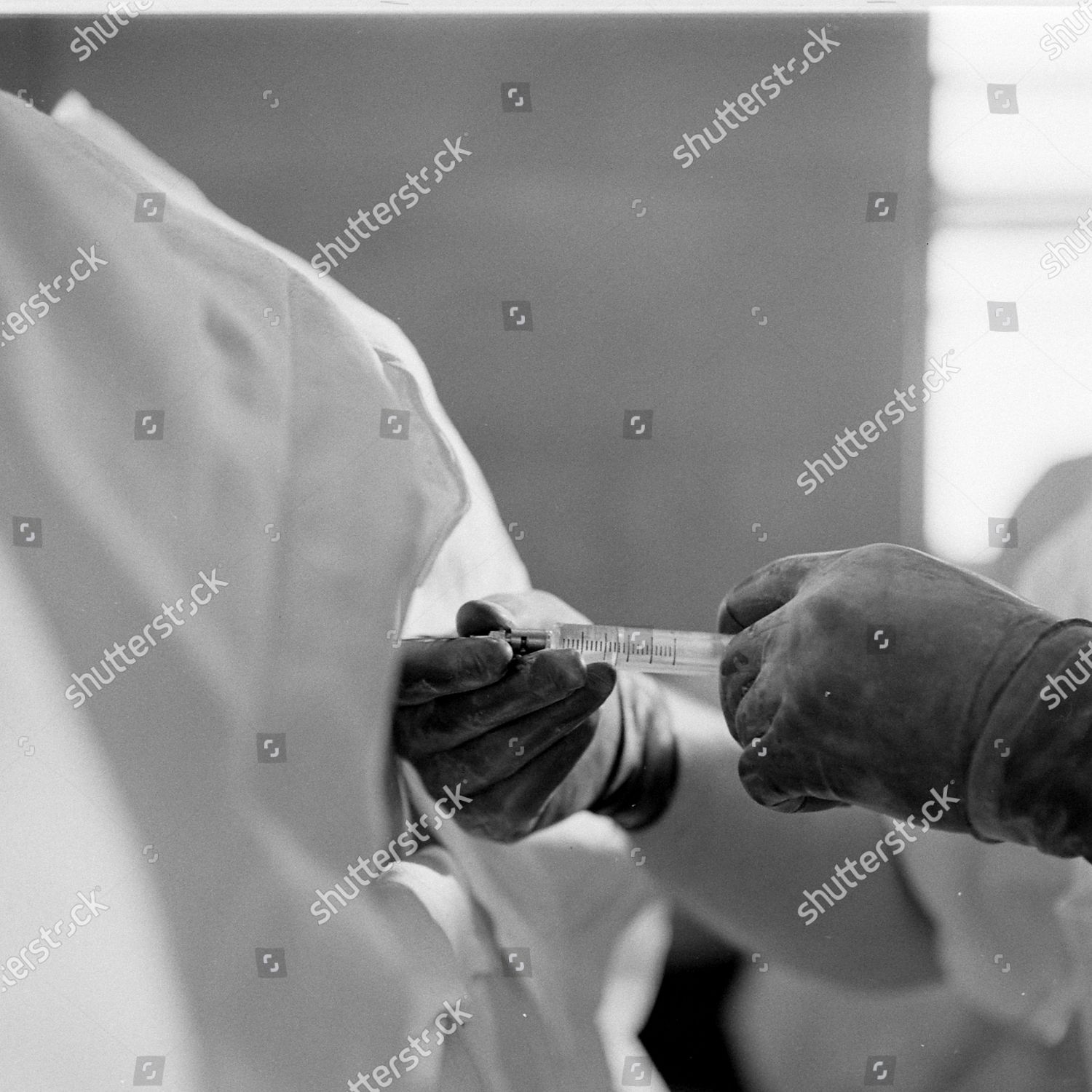 Anesthesiologist Doctor Vincent Collins Holding Anesthesia Editorial ...