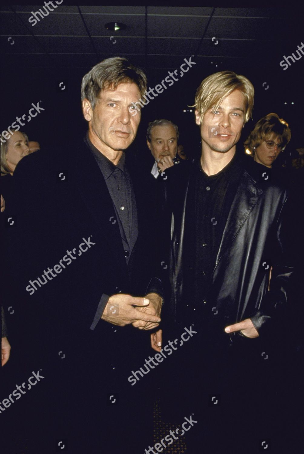 Lr Actors Harrison Ford Brad Pitt Editorial Stock Photo - Stock Image ...