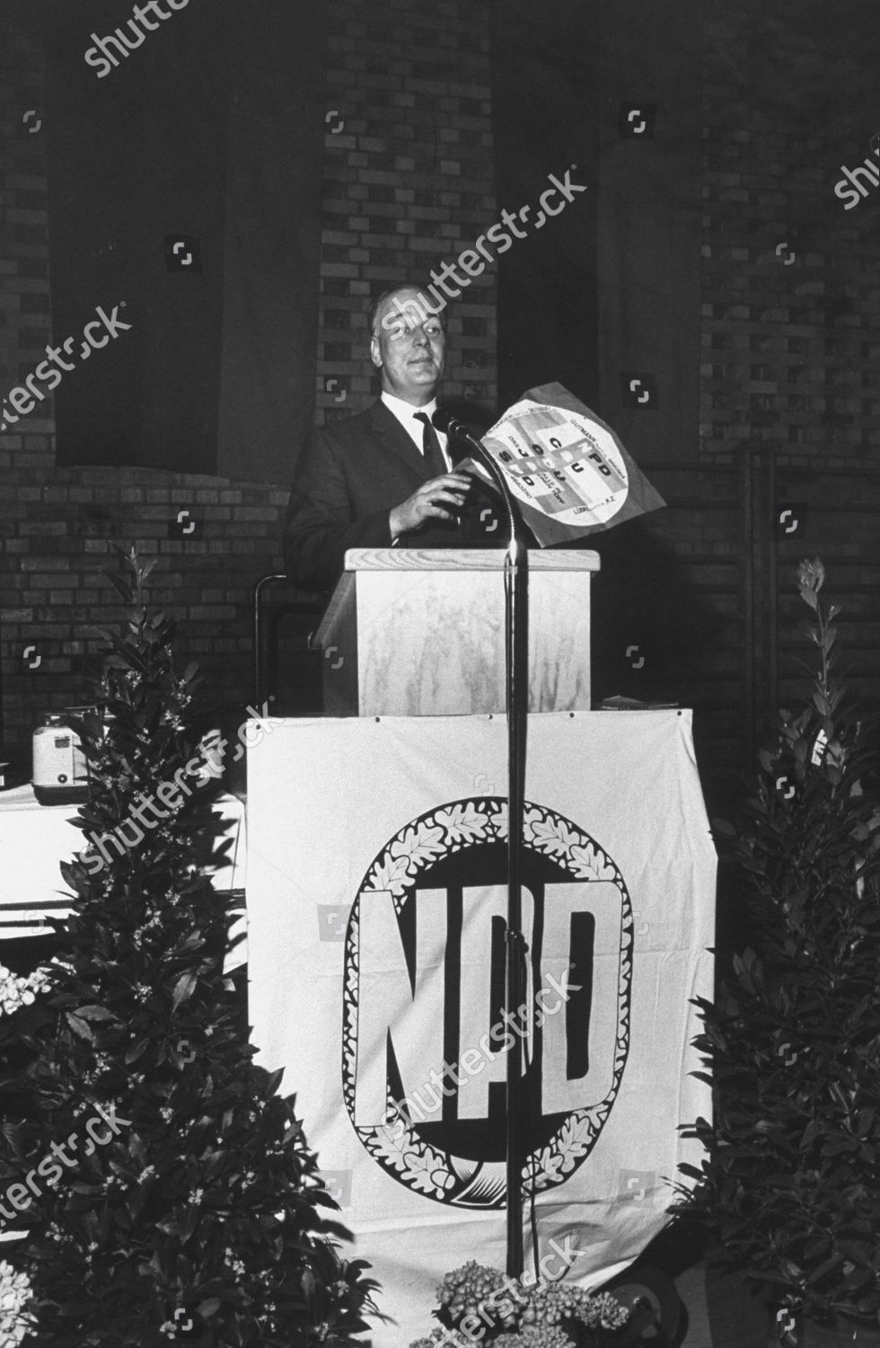 German Npd Neonazi Party Leader Adolf Editorial Stock Photo - Stock ...