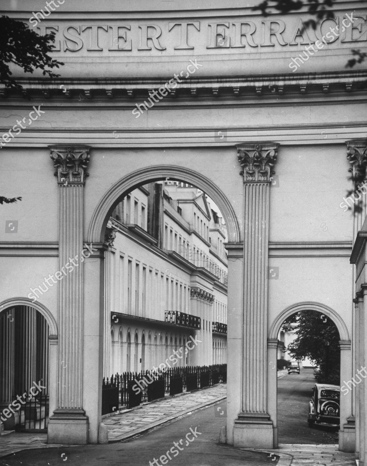 19th Century Neoclassical Arch Chester Terrace Editorial Stock Photo ...