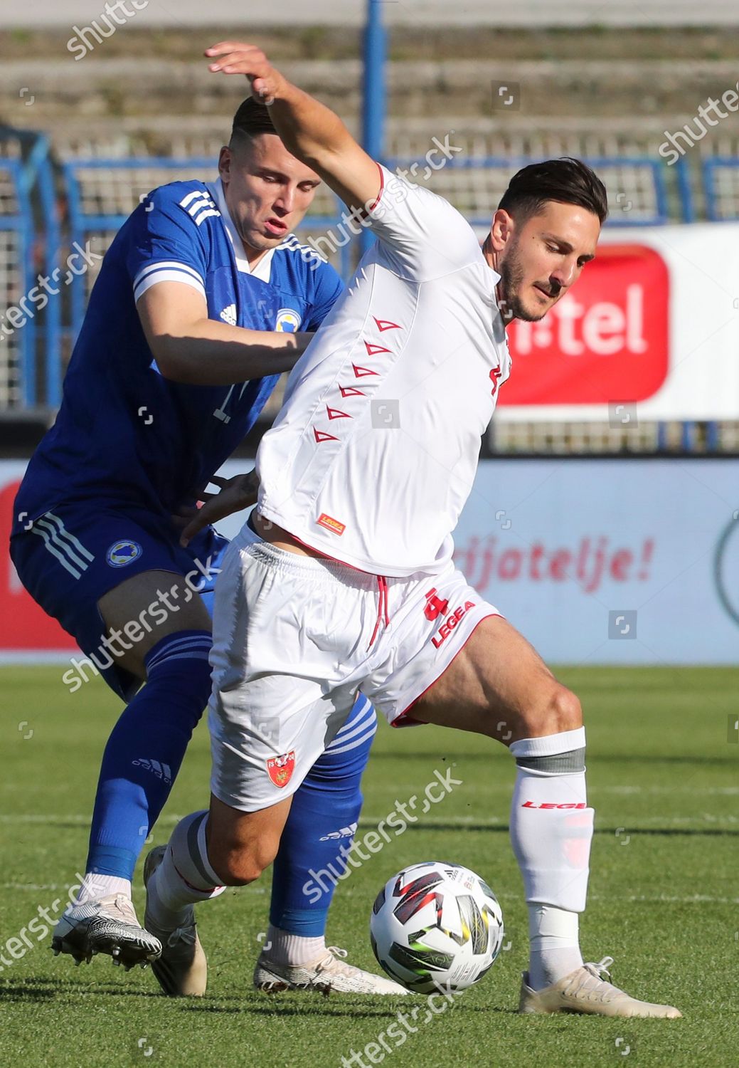 Marko Vukcevic R Montenegro Action Against Editorial Stock Photo ...