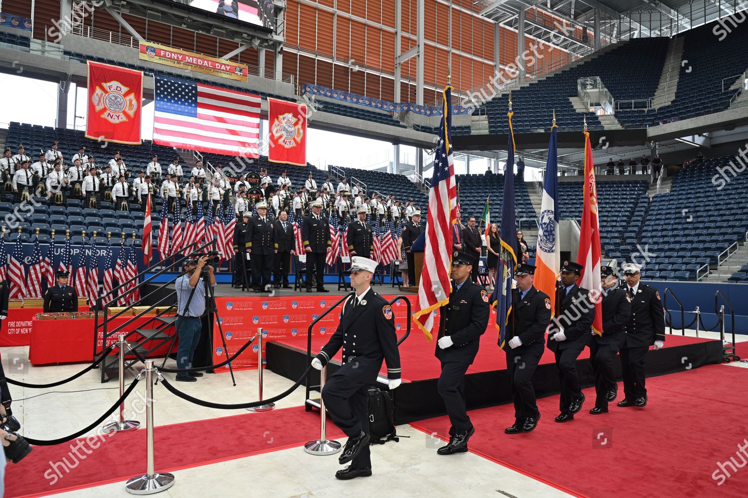 Metal Honor Recipients Fdny Medal Day Editorial Stock Photo - Stock ...