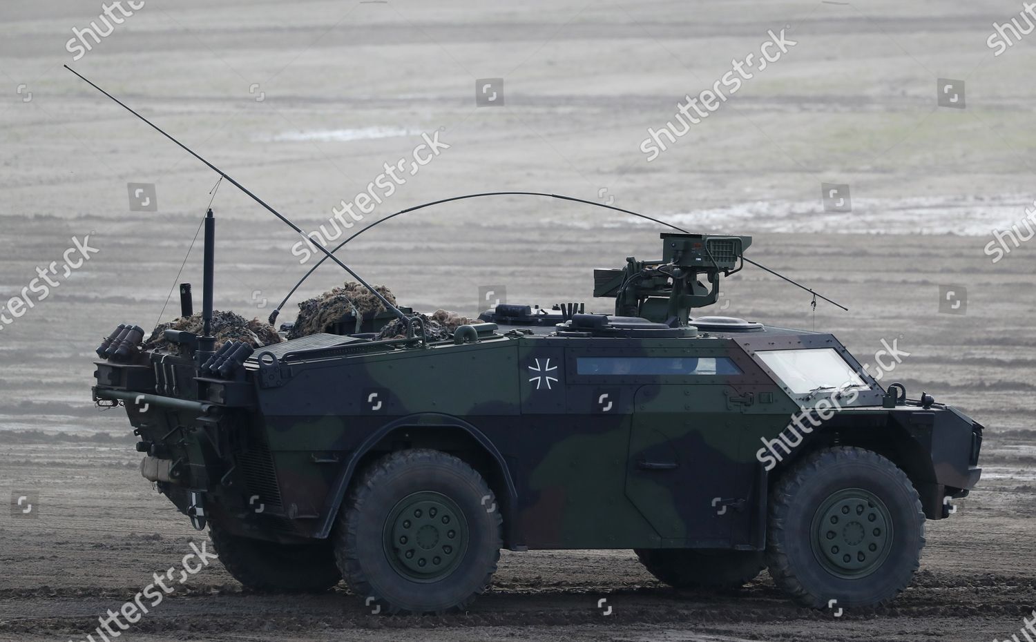 Armored Reconnaissance Vehicle Type Fennek During Editorial Stock Photo - Stock Image | Shutterstock