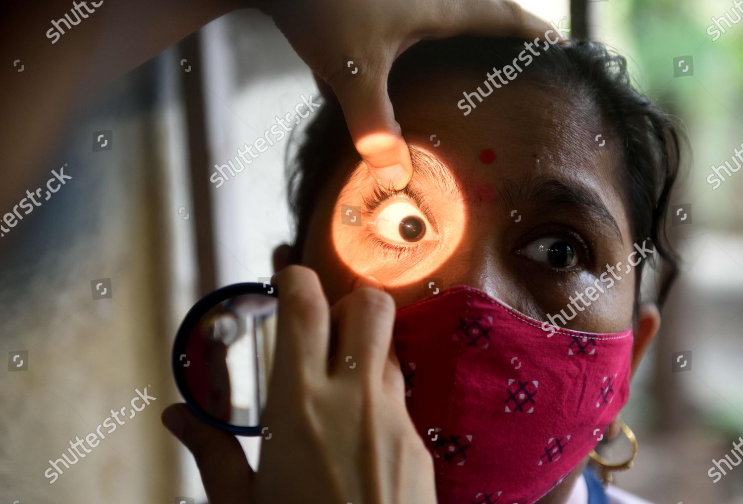 People Get Their Eyes Tested Routine Editorial Stock Photo - Stock ...