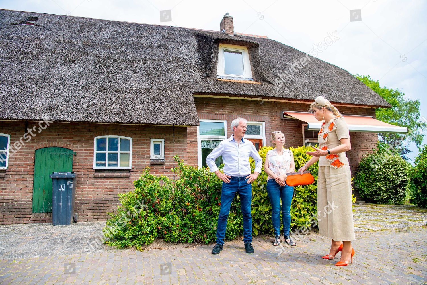 Queen Maxima Netherlands Visits Dairy Farm Editorial Stock Photo ...