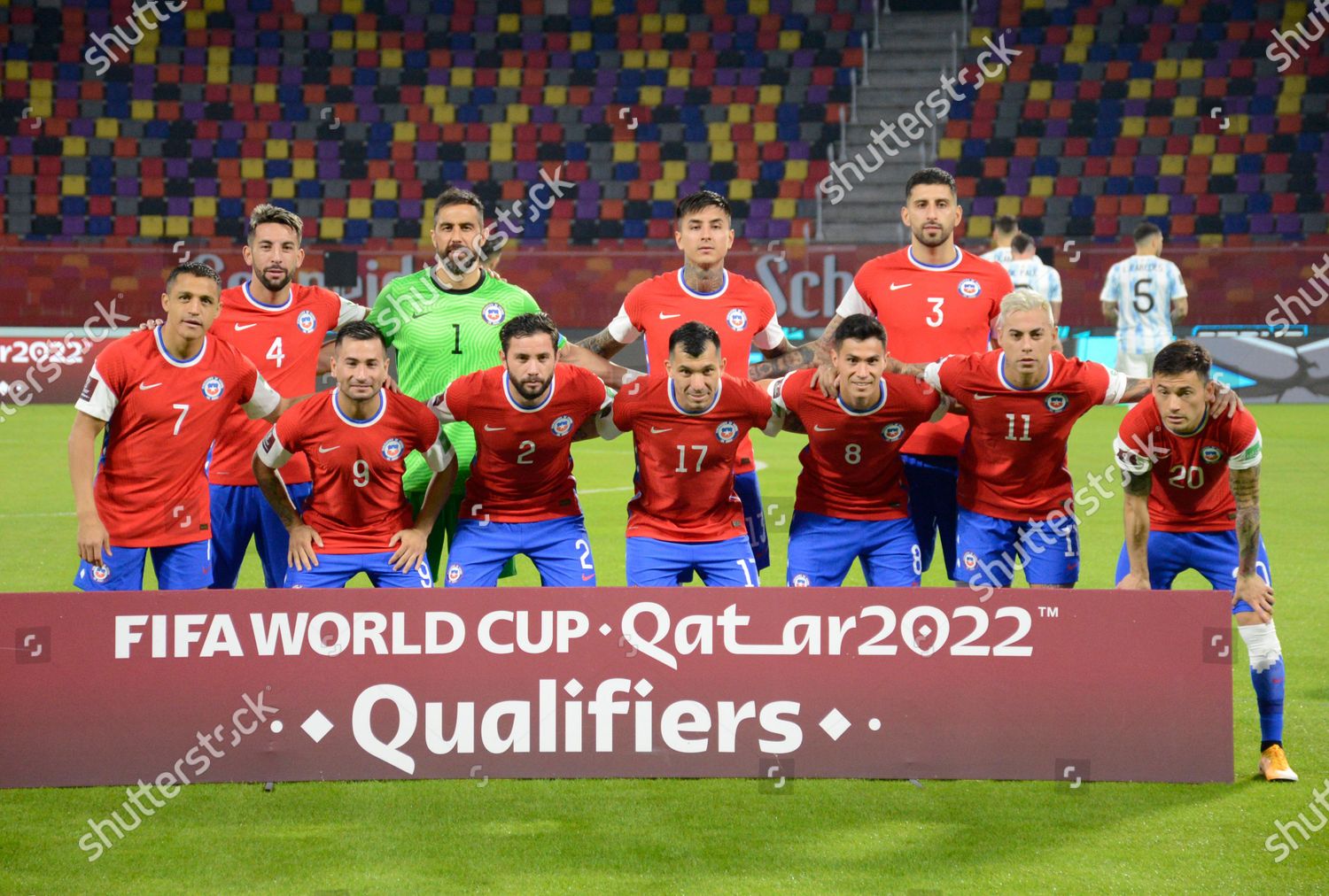 Players Chile Pose Their Official Photo Editorial Stock Photo - Stock ...