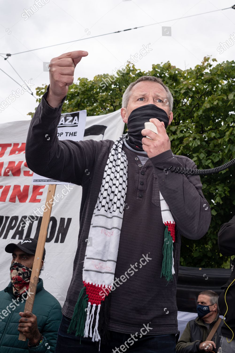 Richard Boyd Barrett Speaks During Demonstration Editorial Stock Photo ...