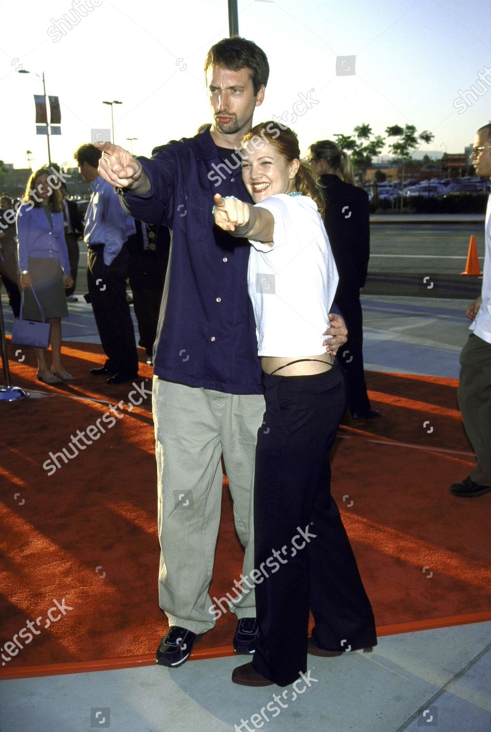 Actorcomedian Tom Green Girlfriend Actress Drew Editorial Stock Photo ...
