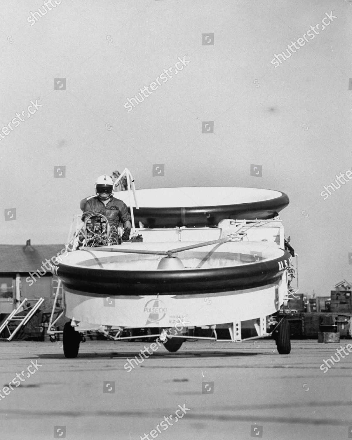 Frank Piasecki Testing His Aerial Jeep Editorial Stock Photo - Stock ...
