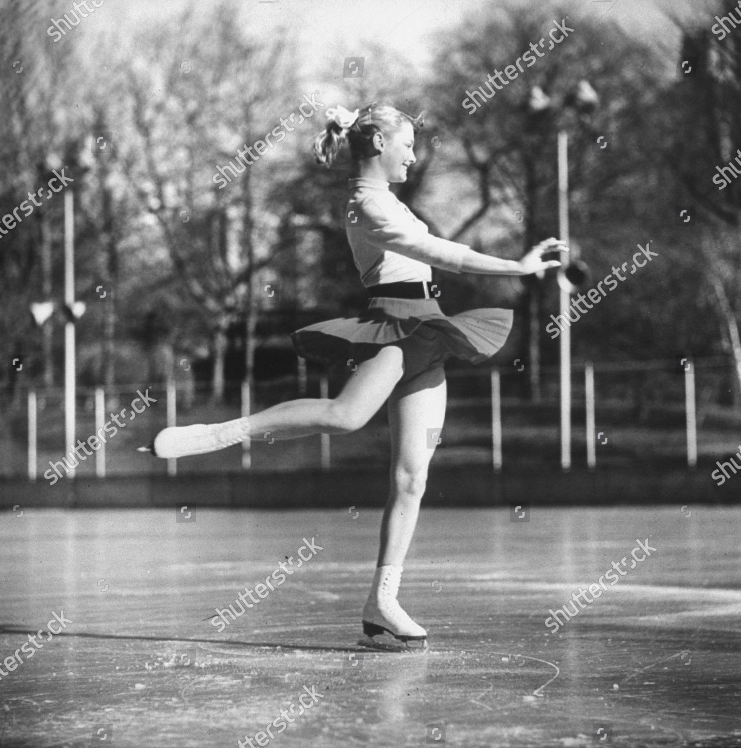 Olympic Skater Carol Heiss Performing On Editorial Stock Photo - Stock ...