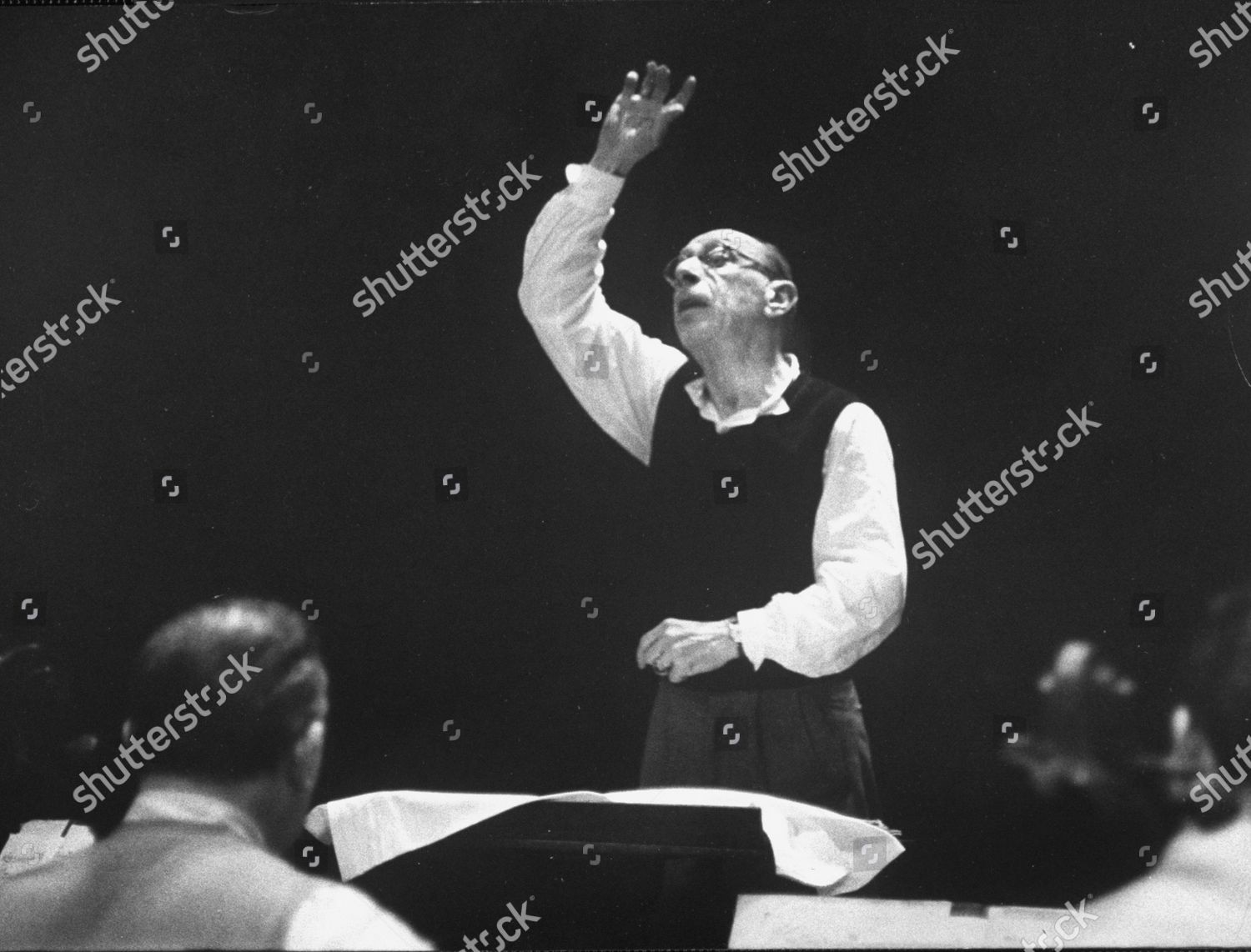 Igor Stravinsky Carnegie Hall Conducting Concert Editorial Stock Photo ...