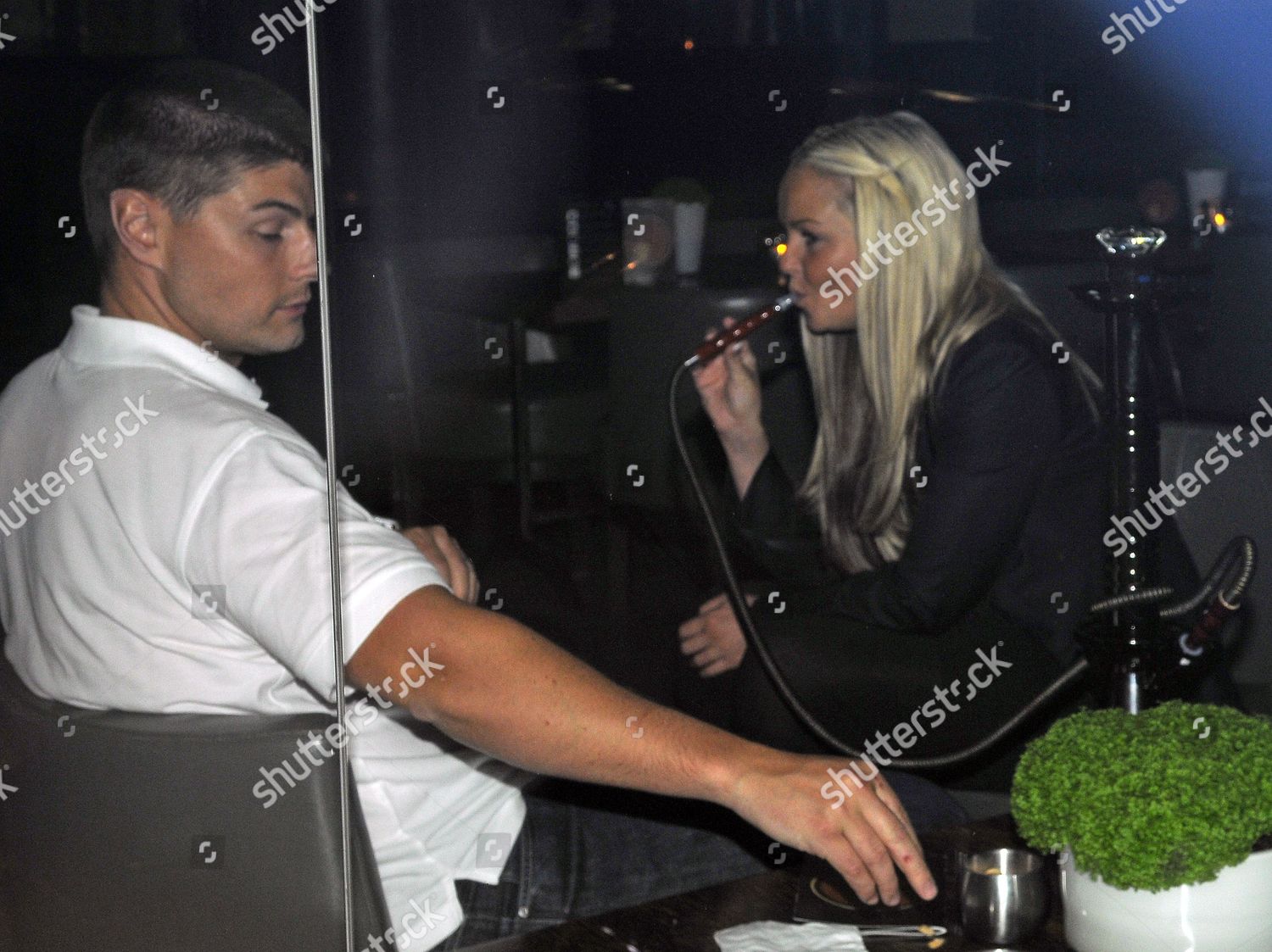 Jennifer Ellison Smoking Tobacco Hookah Pipe Editorial Stock Photo ...
