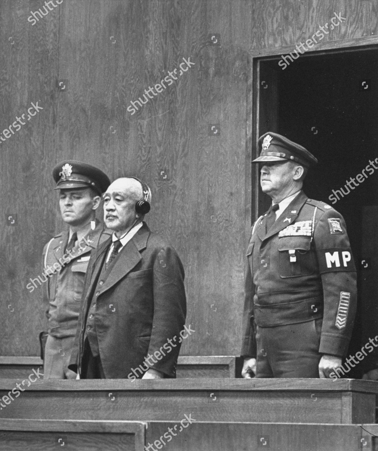 Kenji Doihara Standing Dock War Crimes Editorial Stock Photo - Stock ...