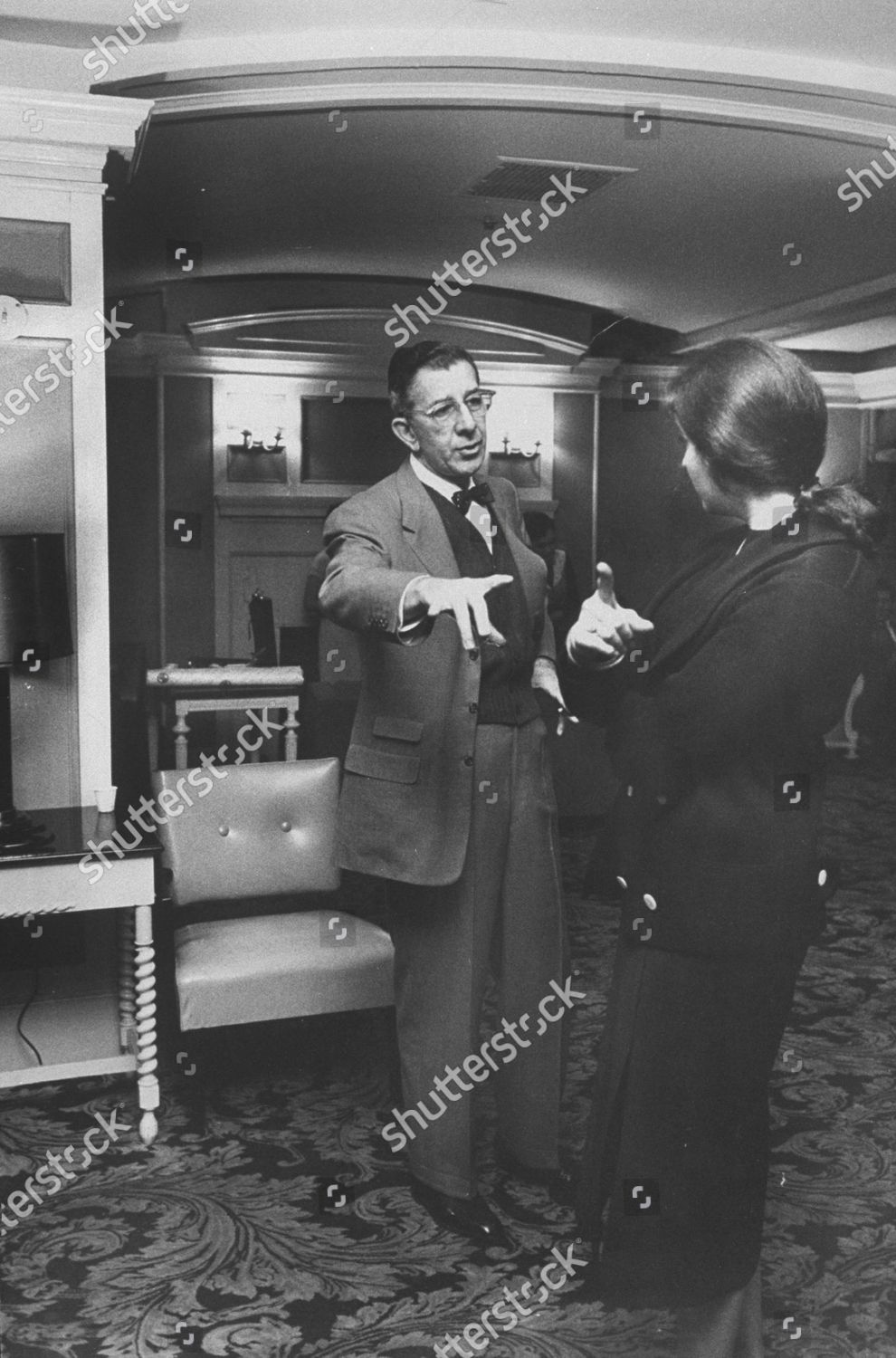 Theater Director Dore Schary C Talking Editorial Stock Photo - Stock ...