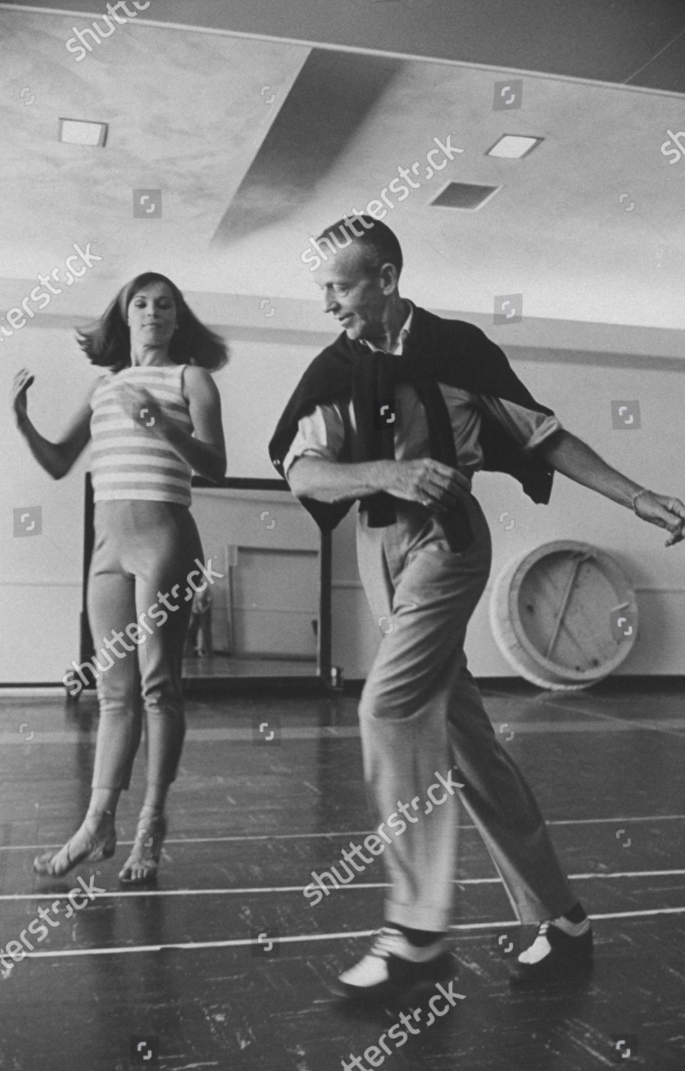Dancer Barrie Chase L Rehearsing Fred Editorial Stock Photo - Stock ...