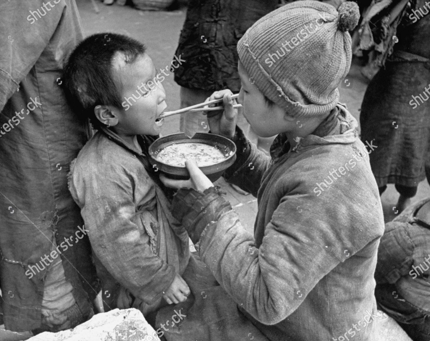 May 1946 During Famine Child Being Editorial Stock Photo - Stock Image ...