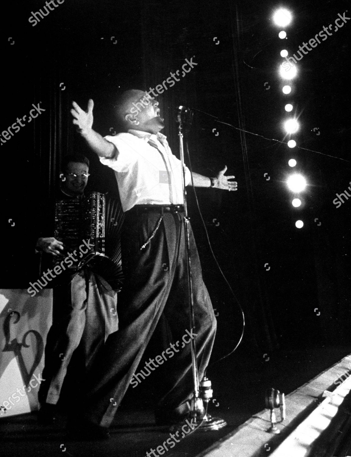 Singer Al Johnson Singing On Stage Editorial Stock Photo - Stock Image ...