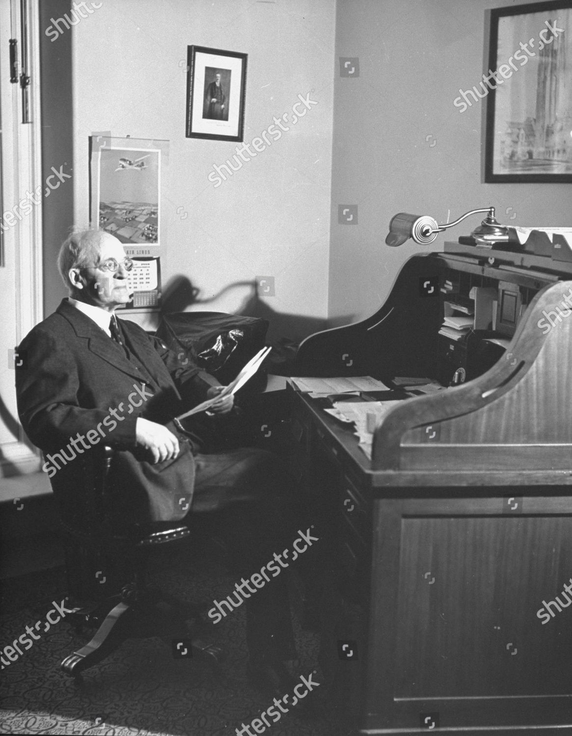 Congressman Robert Luce Sitting His Desk Editorial Stock Photo - Stock ...