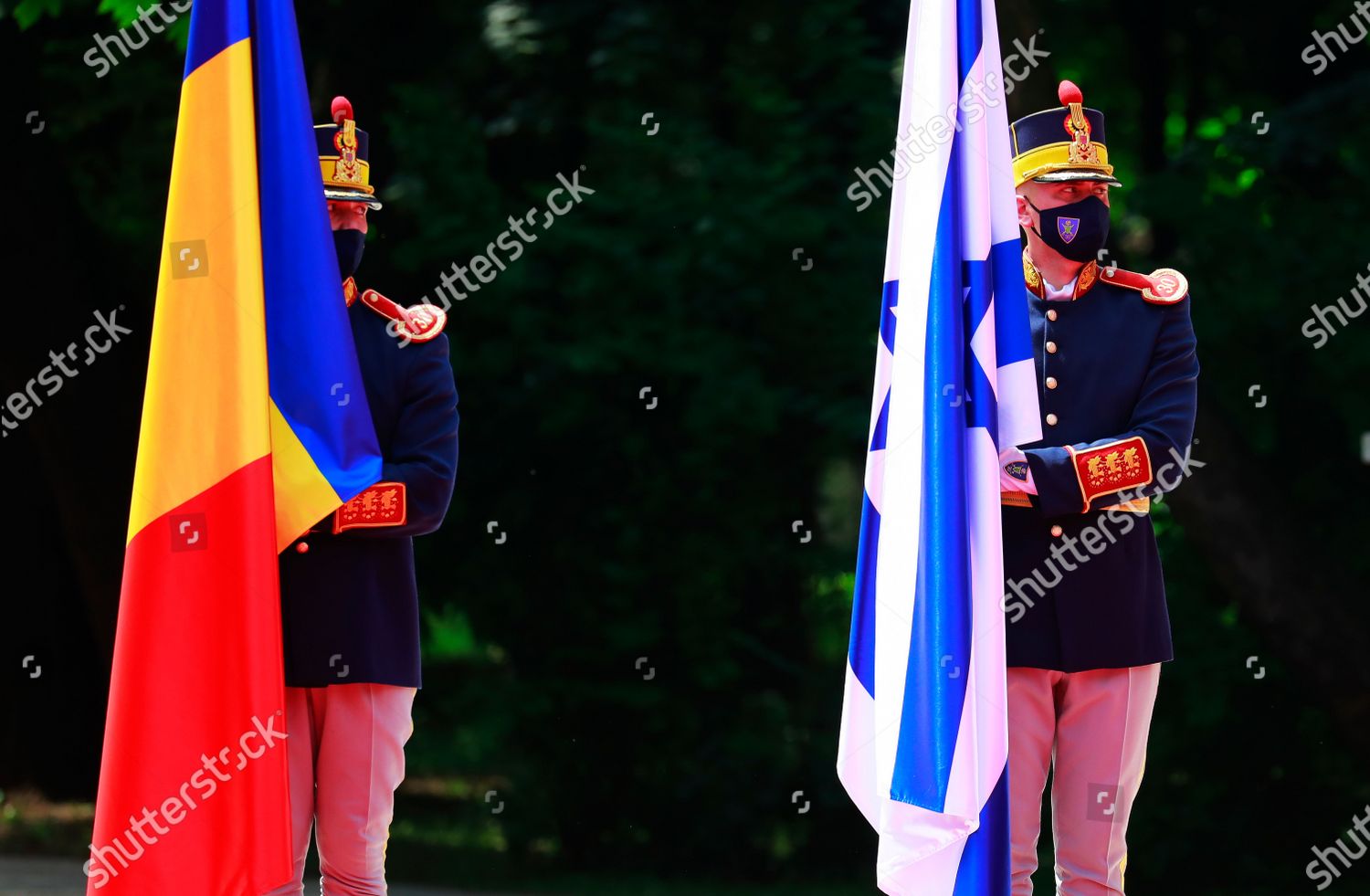 Romanian Honor Guard Soldiers Stand Still Editorial Stock Photo - Stock ...