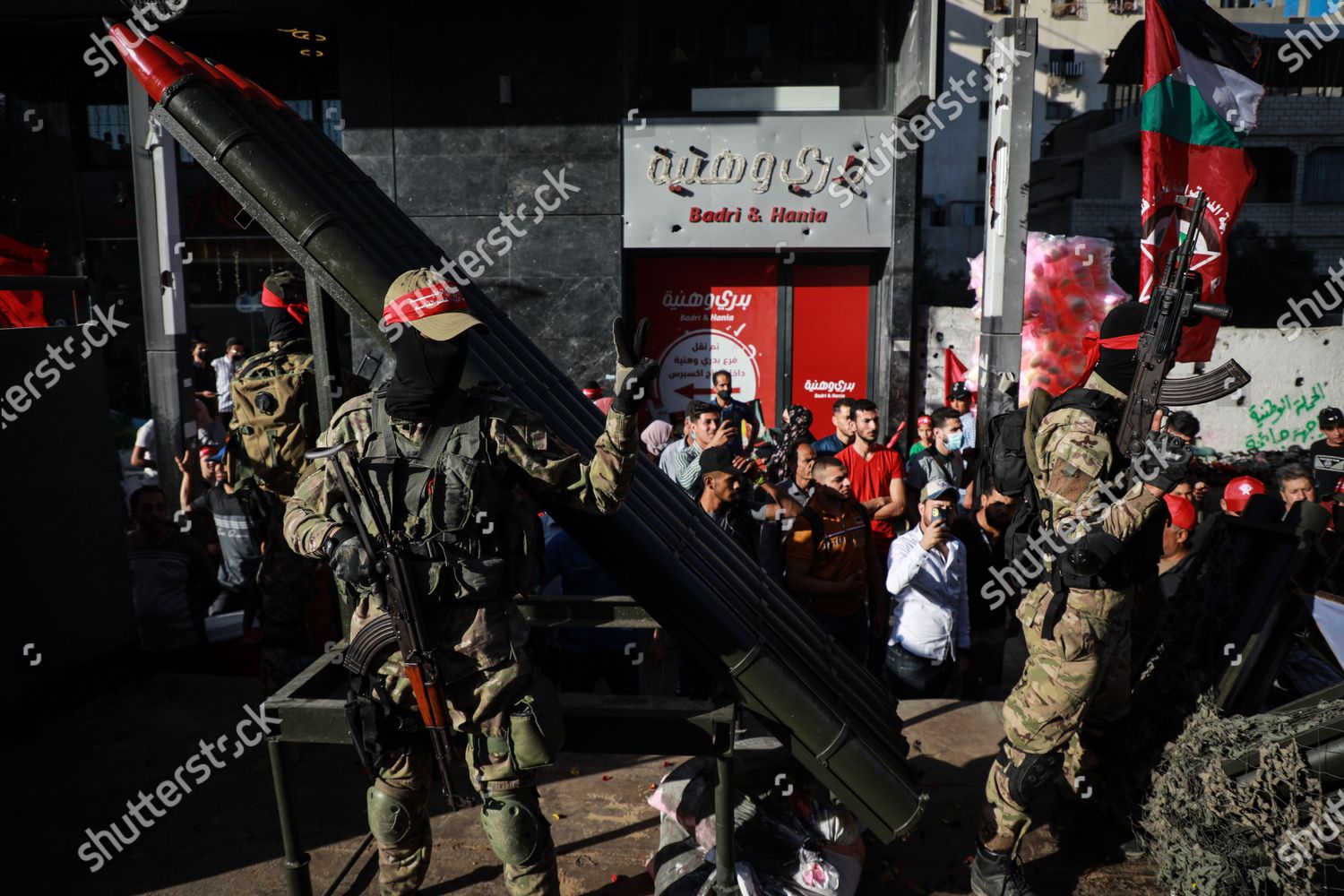 Masked Fighters National Resistance Brigades Military Editorial Stock ...