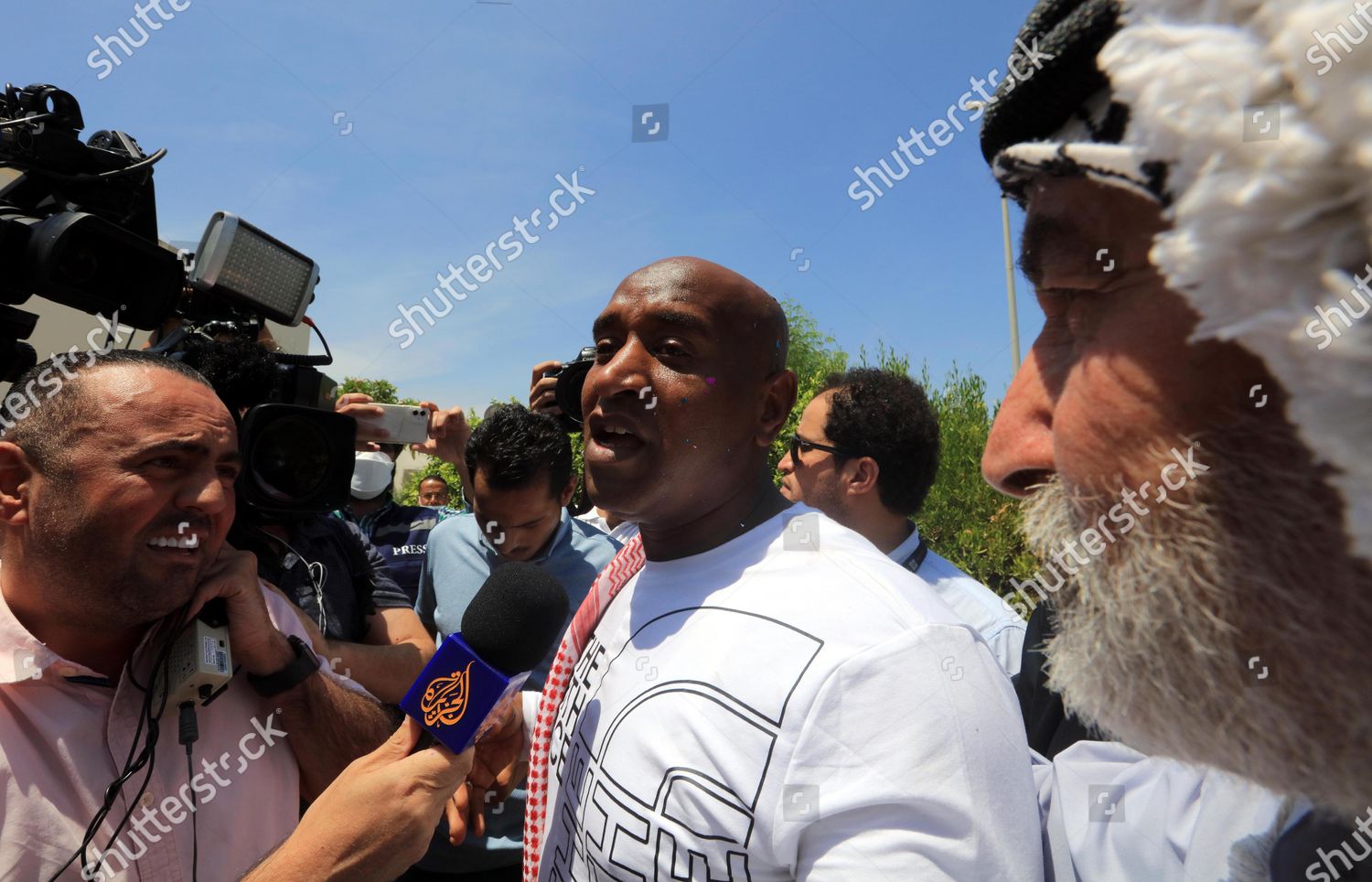 Released Jordanian Citizen Abdullah Abu Jaber Editorial Stock Photo ...