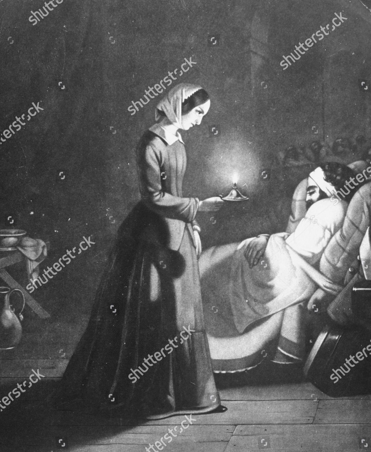 Art Depicting Nurse Florence Nightingale Lady Editorial Stock Photo ...