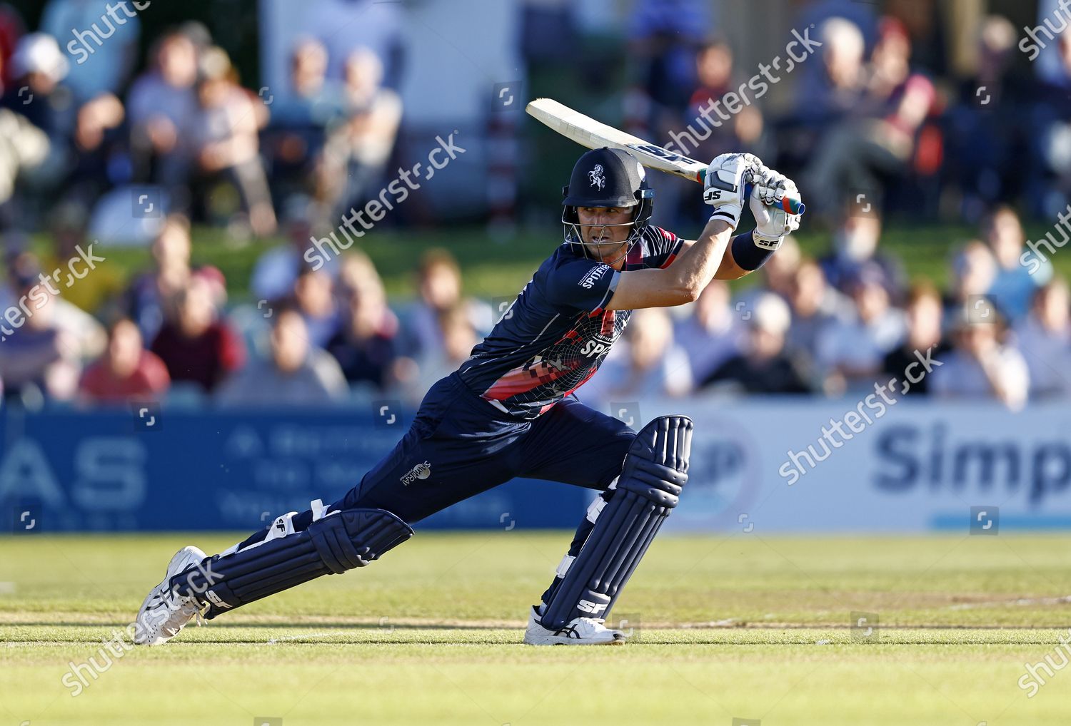 Joe Denly Bats Kent During Kent Editorial Stock Photo - Stock Image ...
