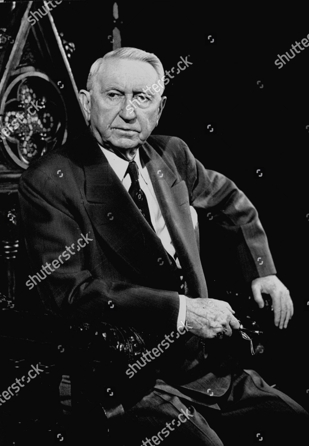 Sen Walter George Sitting Chair Posing Editorial Stock Photo - Stock ...
