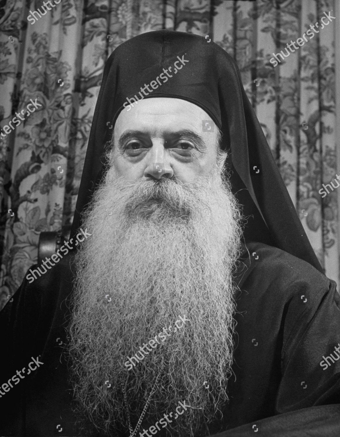 Archbishop Athenagoras Greek Orthodox Church Wearing Editorial Stock ...