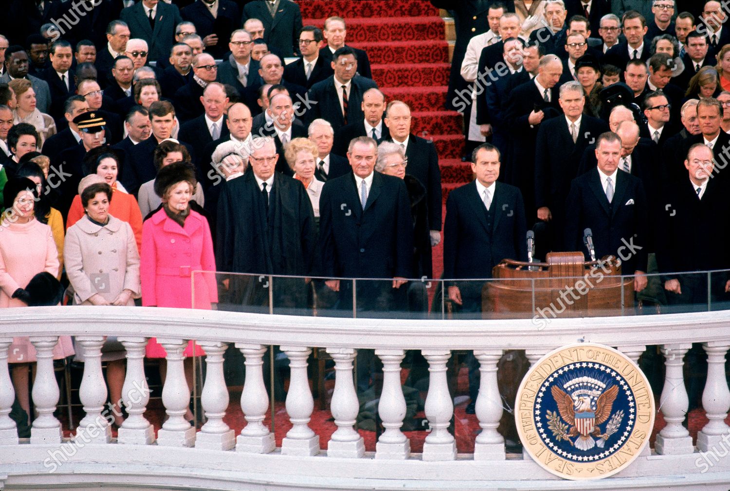 View Vips Richard Nixons Presidential Inauguration Editorial Stock ...