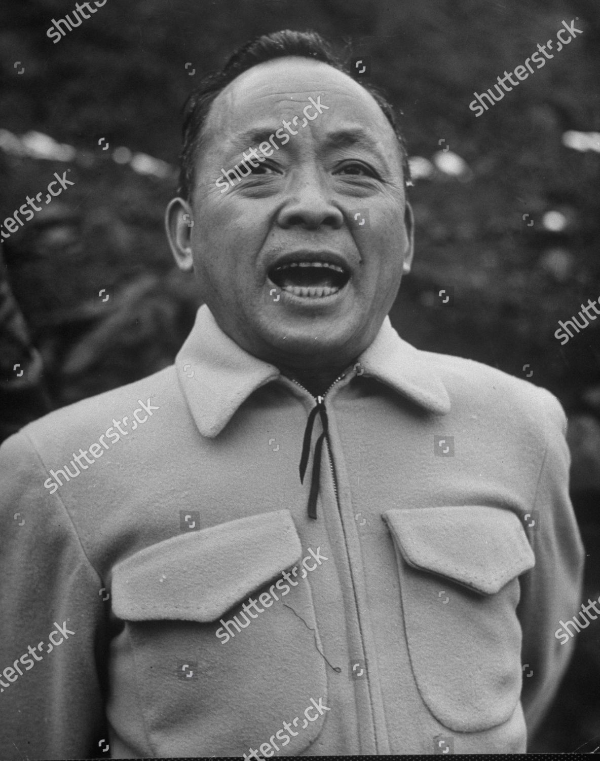 Chinese Official Li Kuo Ching Expounding Editorial Stock Photo - Stock ...