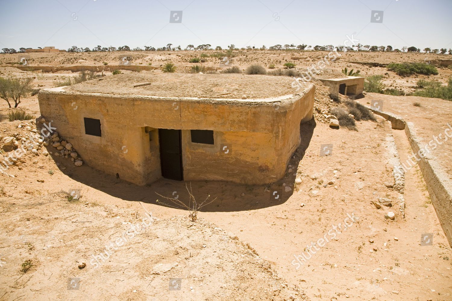 World War Two Bunker Outside Military Editorial Stock Photo - Stock ...