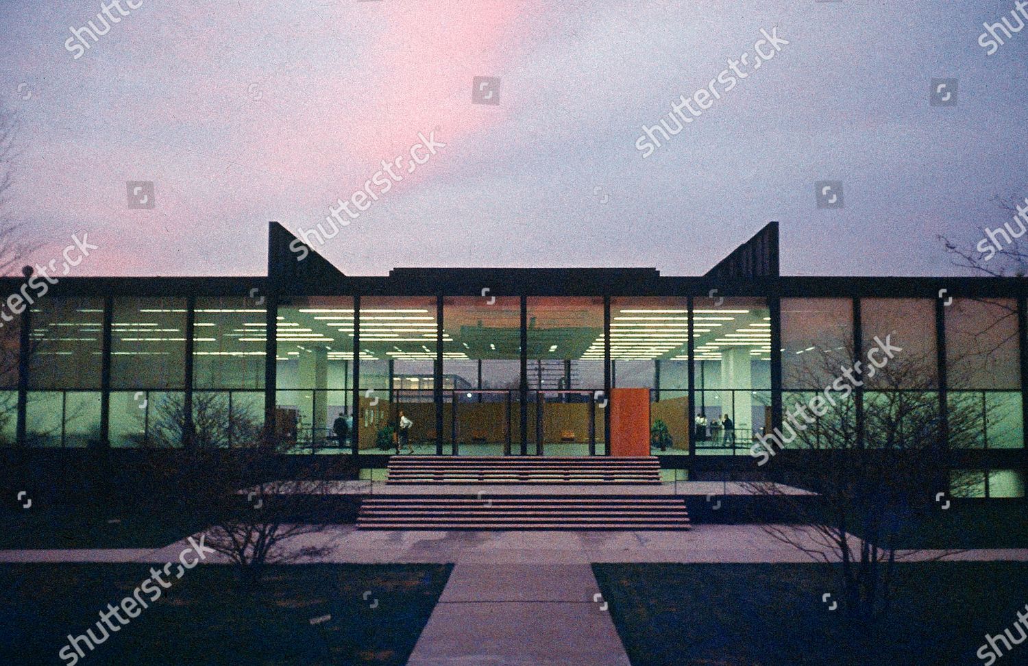 Exterior View Sr Crown Hall 1956 Editorial Stock Photo - Stock Image ...