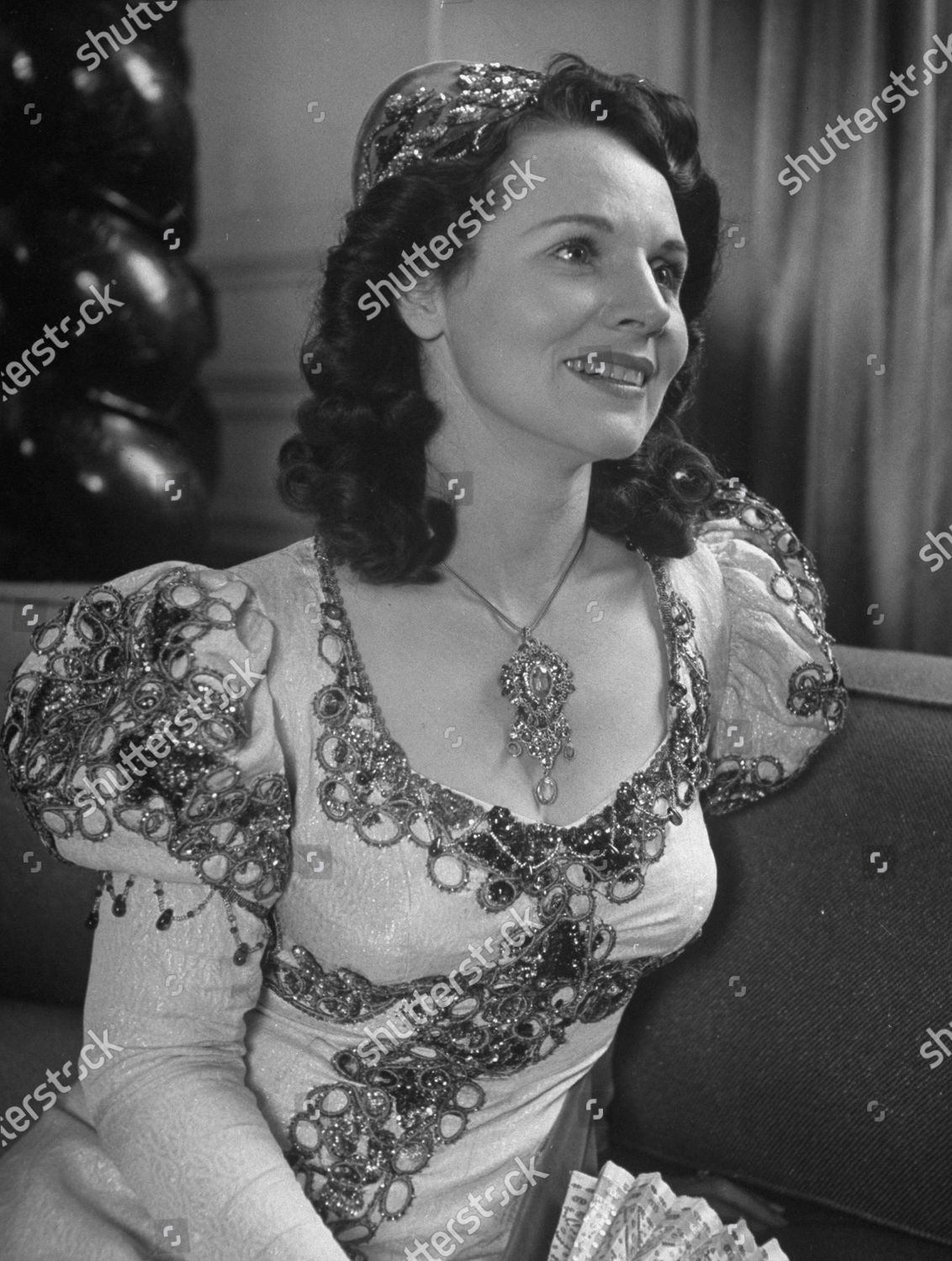 Opera Singer Nadine Connor Posing Costume Editorial Stock Photo - Stock ...