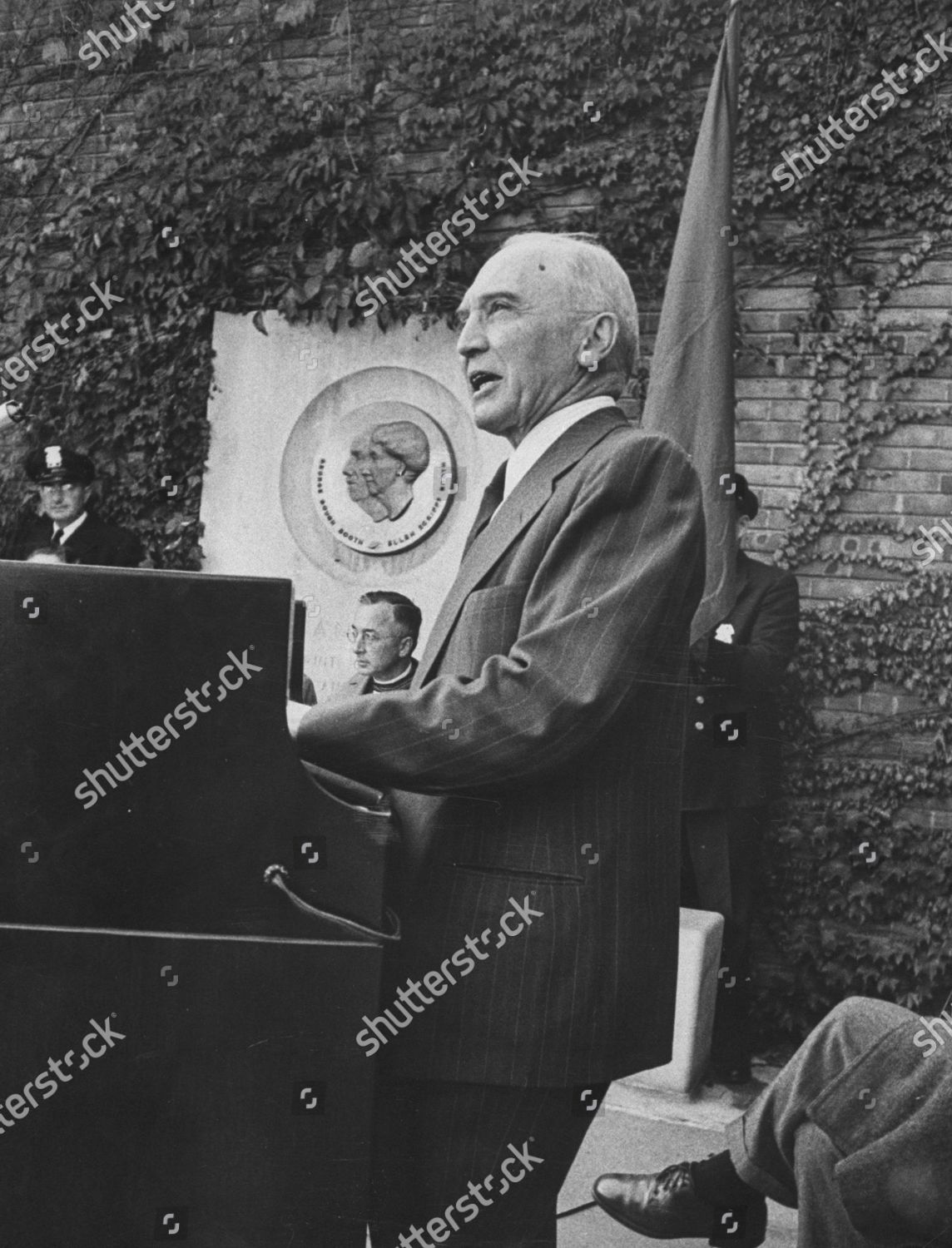 Charles Erwin Wilson Speaking Cranbrook Foundation Editorial Stock ...