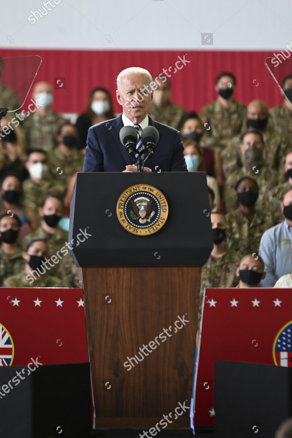 President Joe Biden Stands His Podium Editorial Stock Photo - Stock ...
